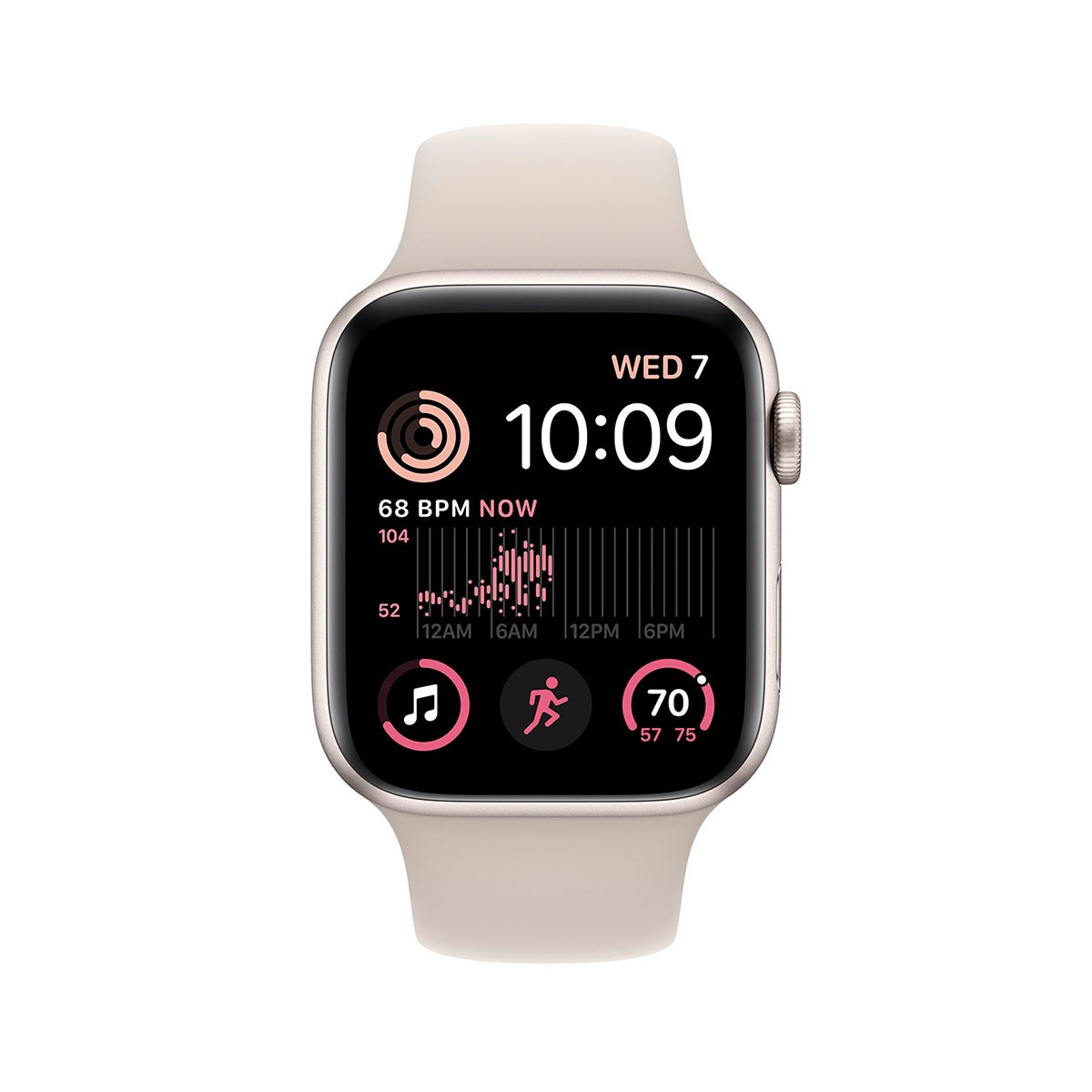 Smartwatch Apple Watch SE 2ª Geração GPS 44mm Aluminio Starlight
