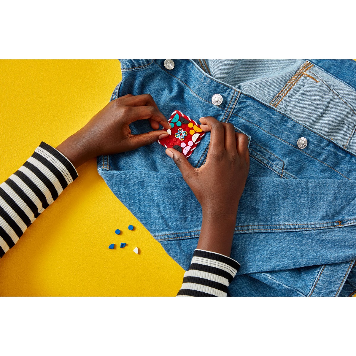 LEGO Dots Placa Decorativa Coser Mickey Mouse Minnie Mouse - 41963