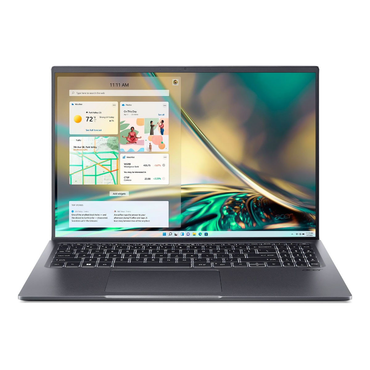 Portátil Acer Swift X 16" i5-1240P SSD 512GB/8GB Cinzento (SFX16-52G)