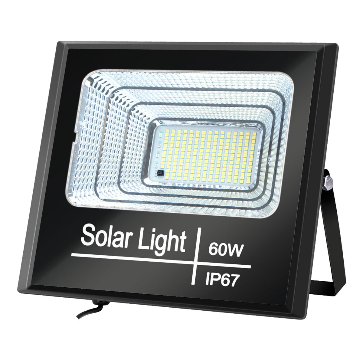Aigostar Led Projector Ip67 With Solar Panel 60w 6500k