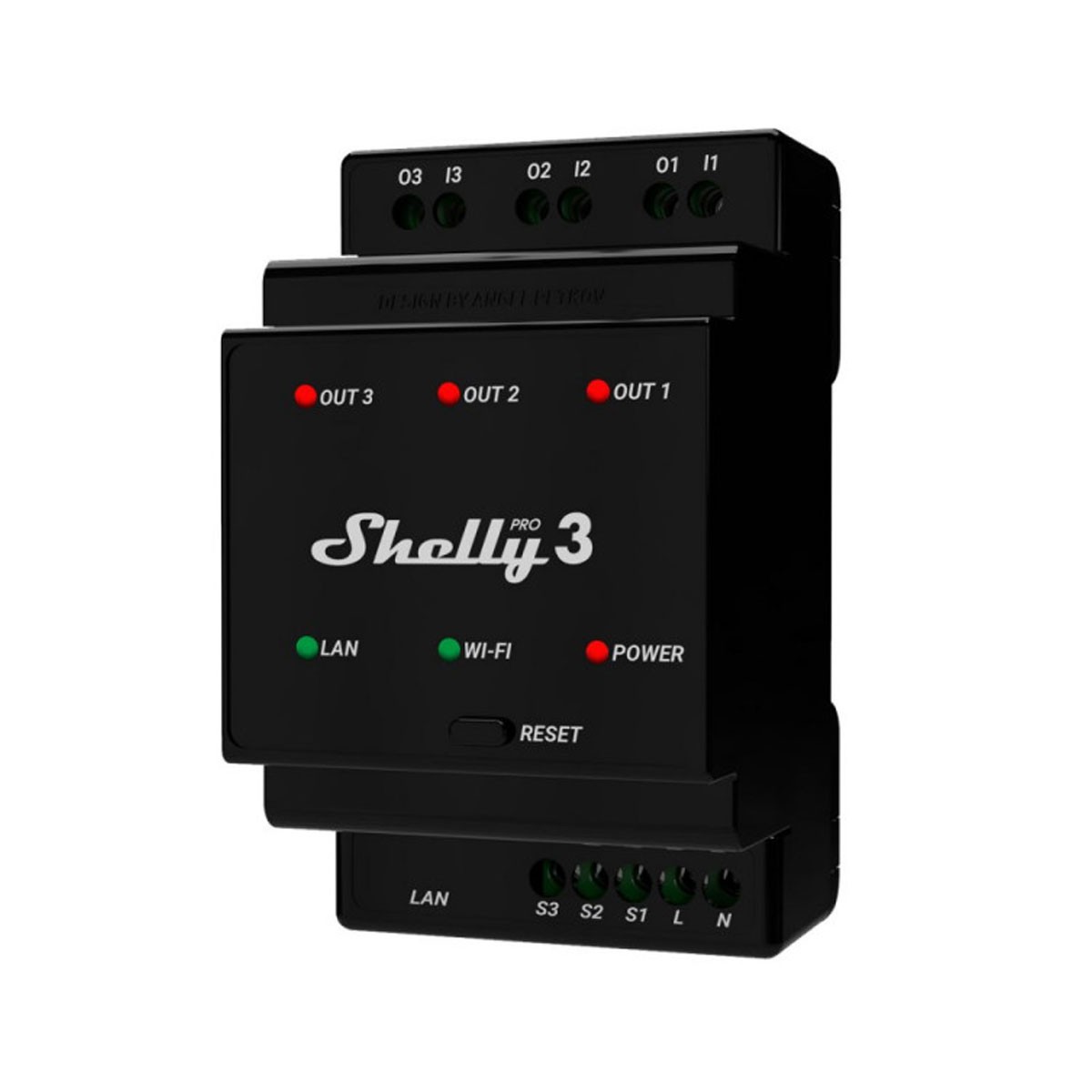 Módulo Automação Shelly Pro 3PM - Módulo WiFi