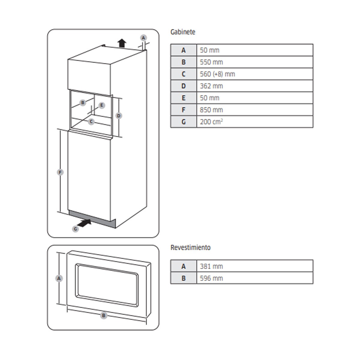 Micro-ondas Grill de Encastre Samsung MG23A7013CT 23L