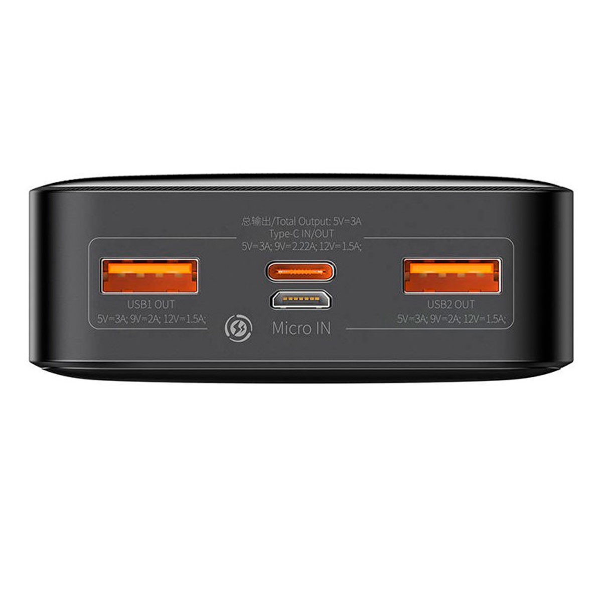 Powerbank Baseus Bipow 20000mAh 20W Preta