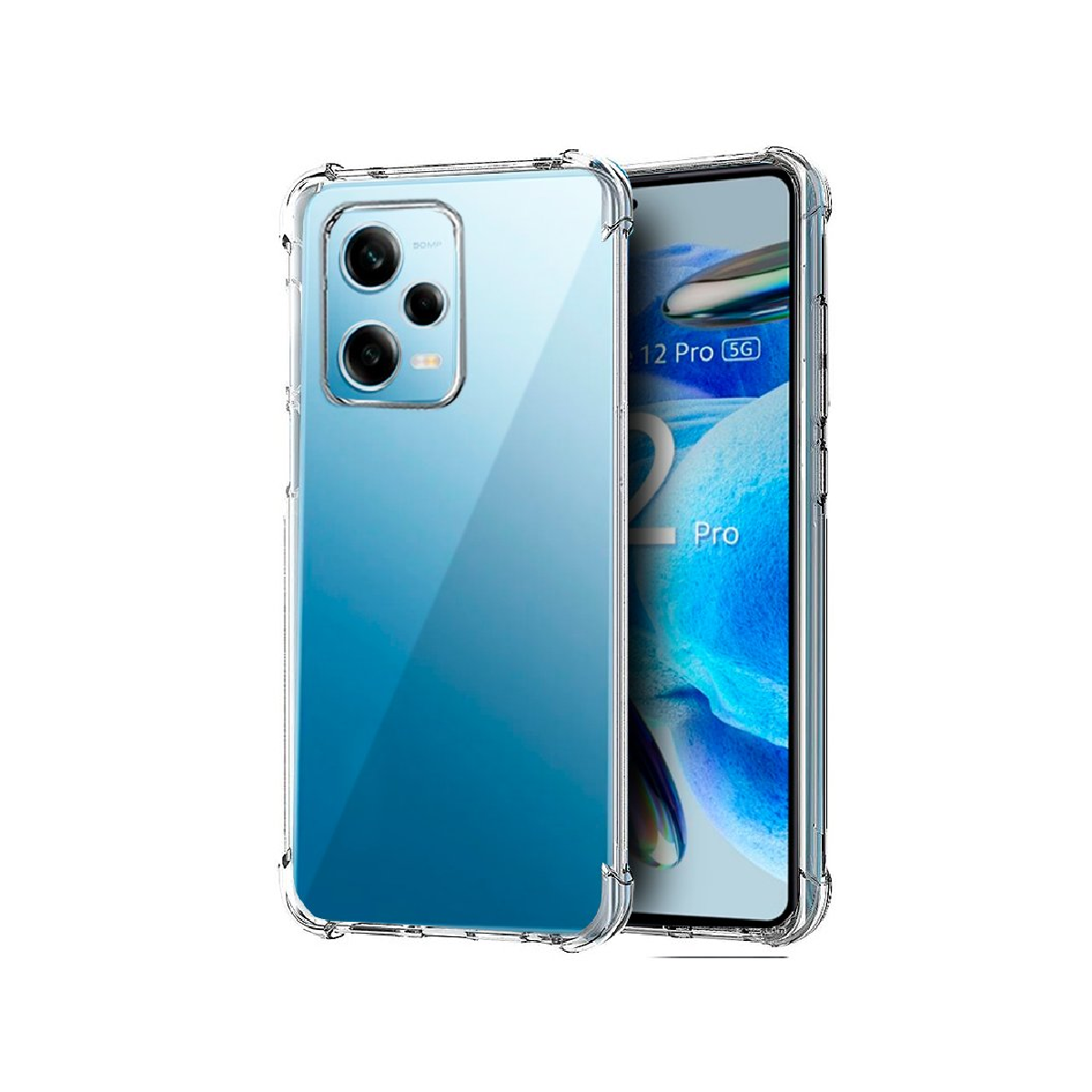 Capa Silicone Reforçado Xiaomi Redmi Note 12 Pro 5G Transparente