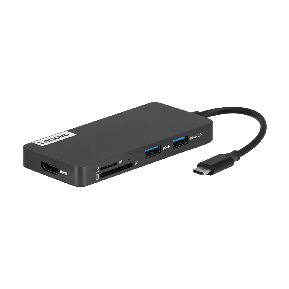 Hub Lenovo USB-C Travel Hub 7-in1 HDMI + SD/TF Reader + 3xUSB + USB-C Pass-Through