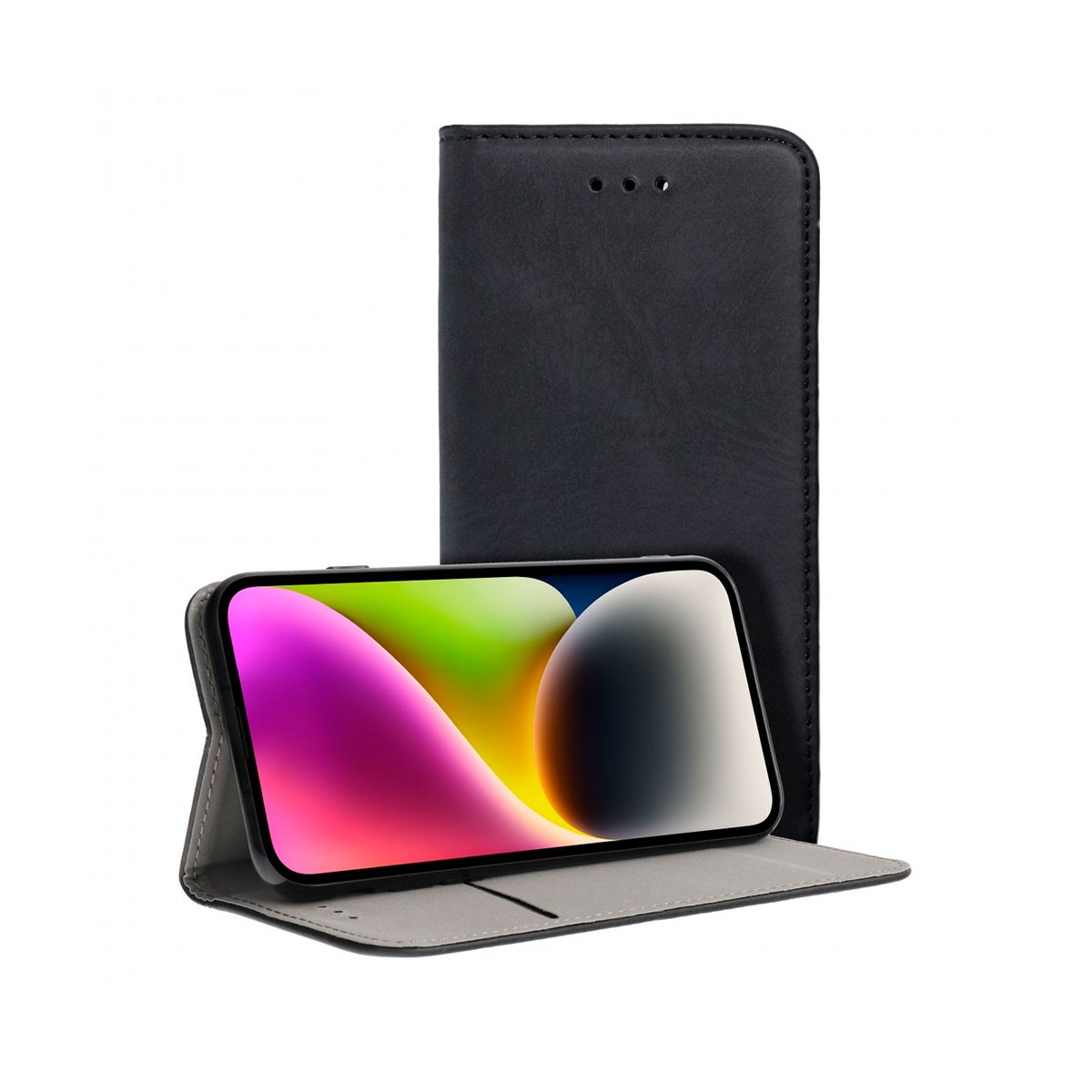 Capa Flip Cover Magnetica Xiaomi Redmi Note 12 Pro Plus 5G Preta