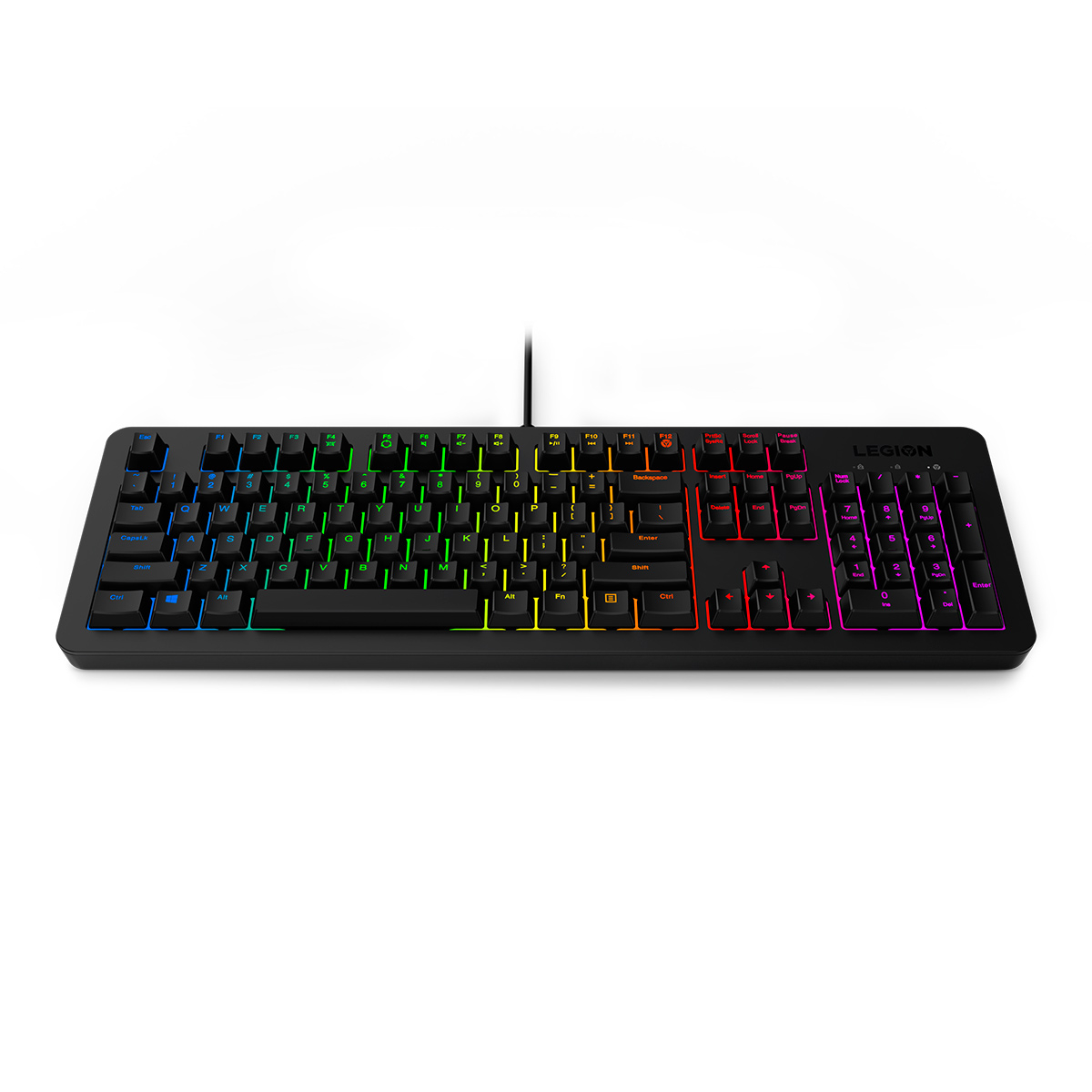 Teclado Lenovo Legion K300 RGB Gaming Layout PT Negro