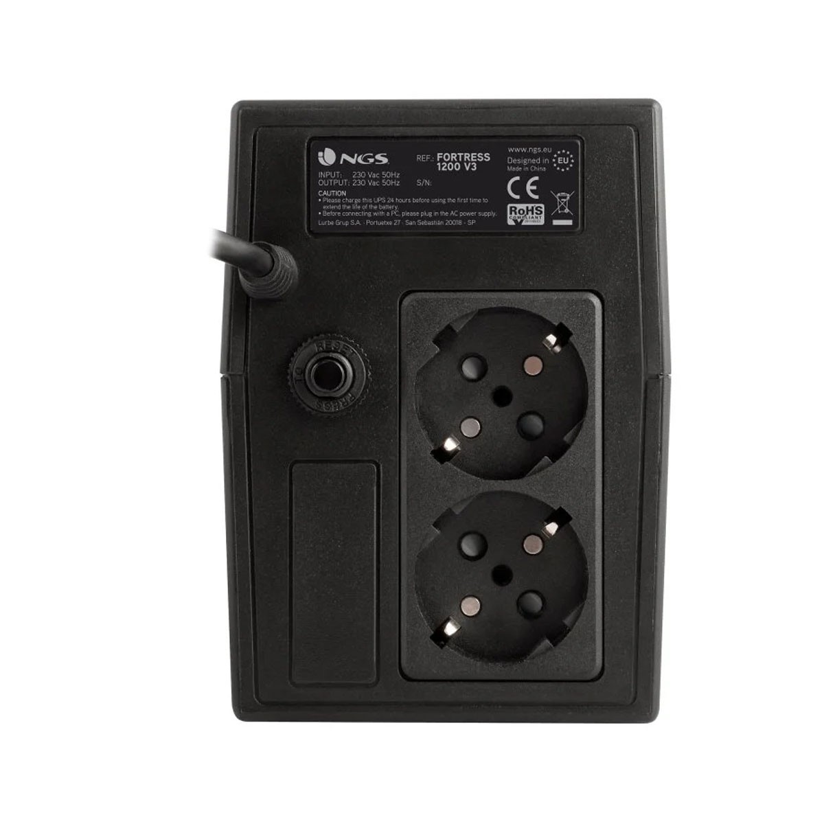 UPS NGS Fortress UPSCHRONUS-0057 800VA-480W Preto