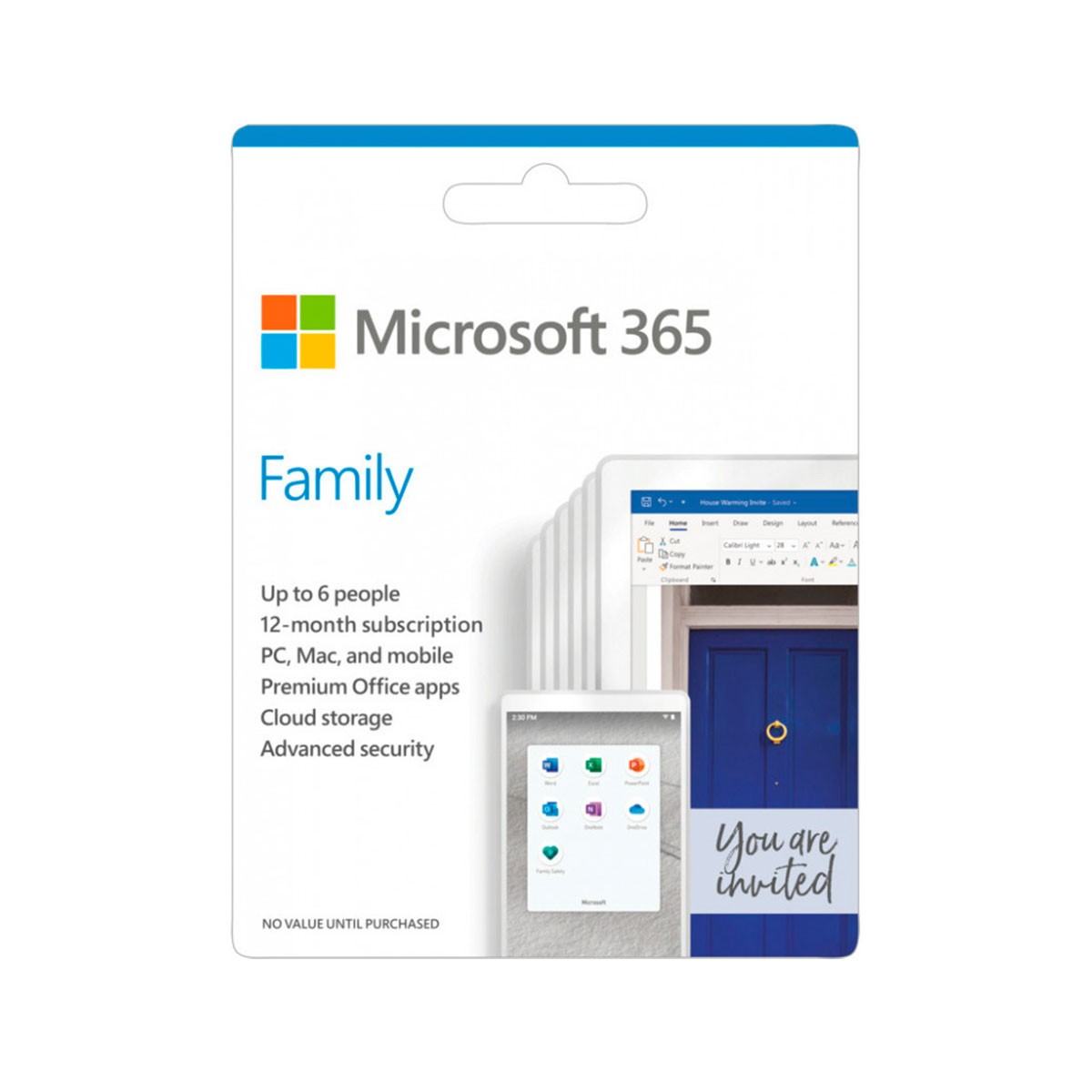 Microsoft Office 365 Family Multi-Language (Digital License) - 6User/1Year