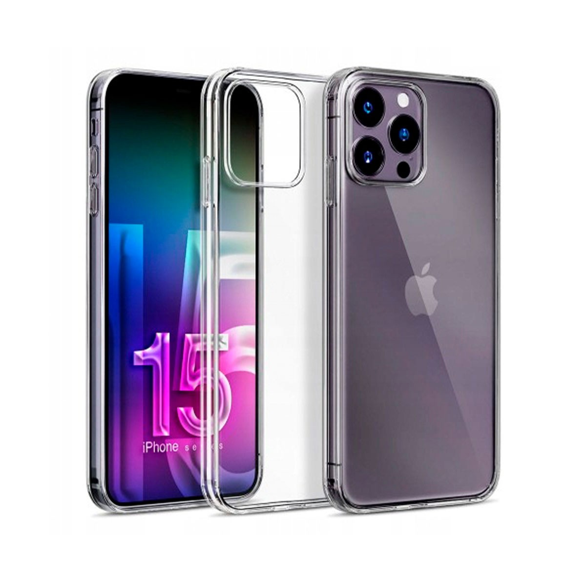 Capa ClearCase 3MK iPhone 15 Pro Max Transparente