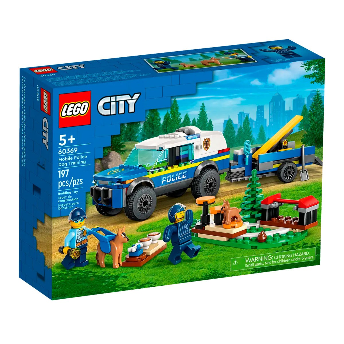 LEGO City Treino de Cão-polícia Móvel - 60369