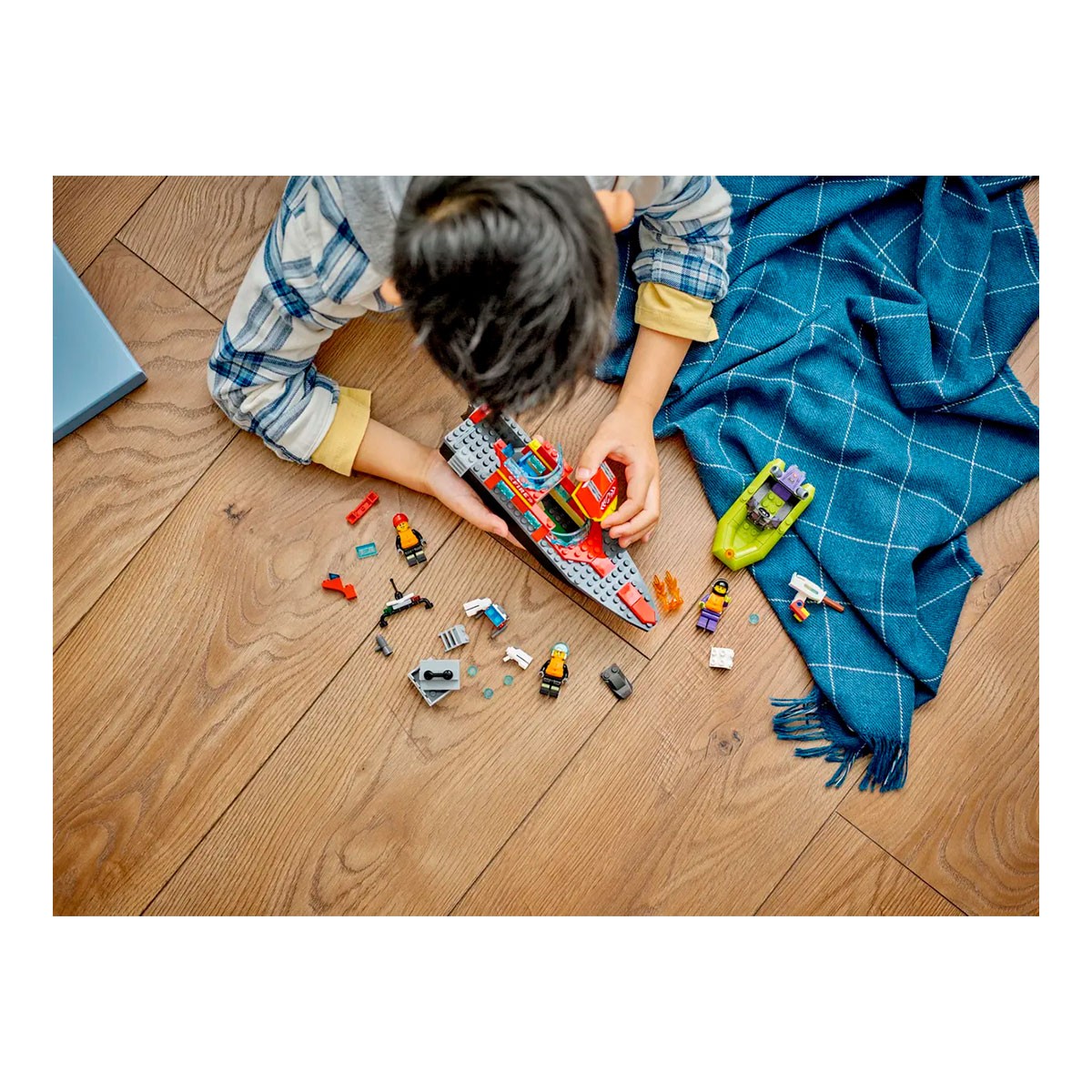 LEGO City Barco de Resgate dos Bombeiros - 60373