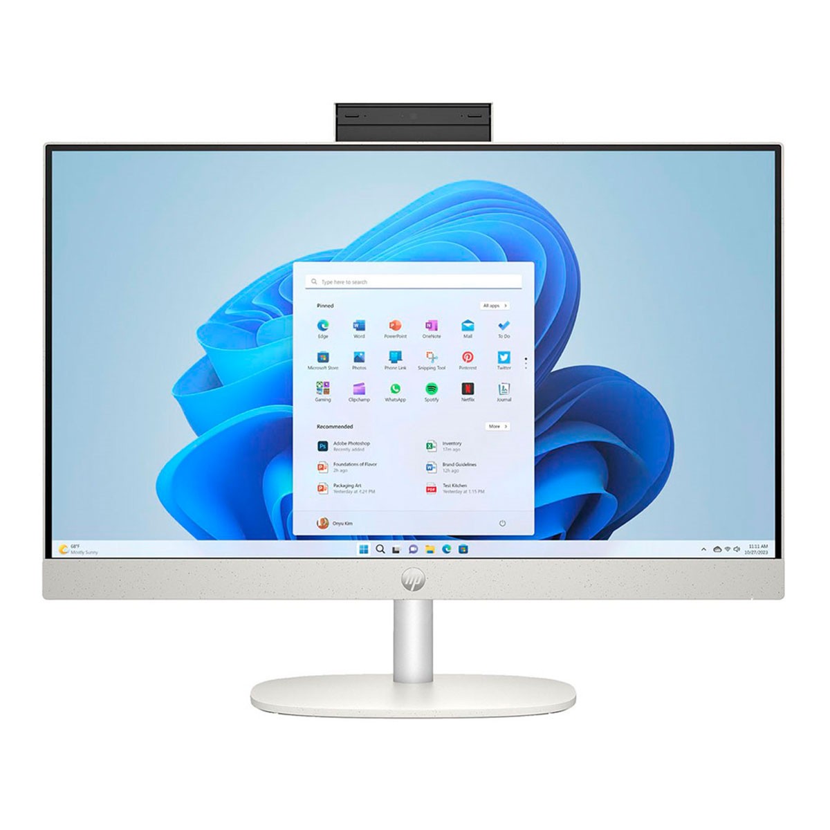 All in One HP 24-CR0038NS Intel Core i3-1315U 23.8" 512GB/8GB SSD Win11 Blanco