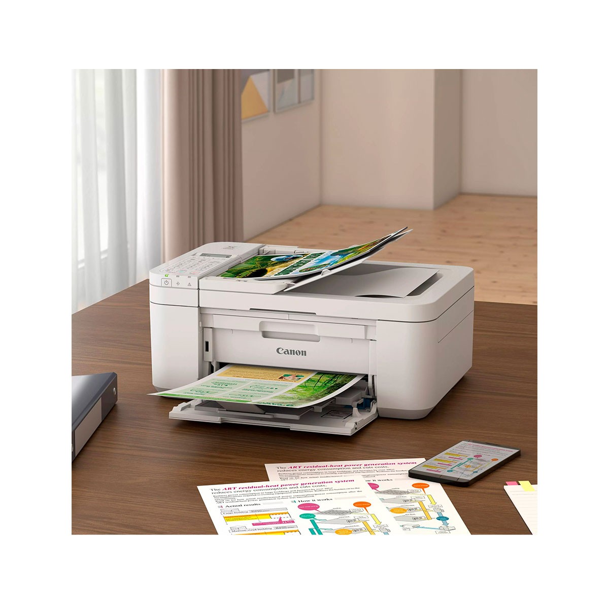 Impresora Multifunción Canon PIXMA TR4751i WiFi/Dúplex Blanca