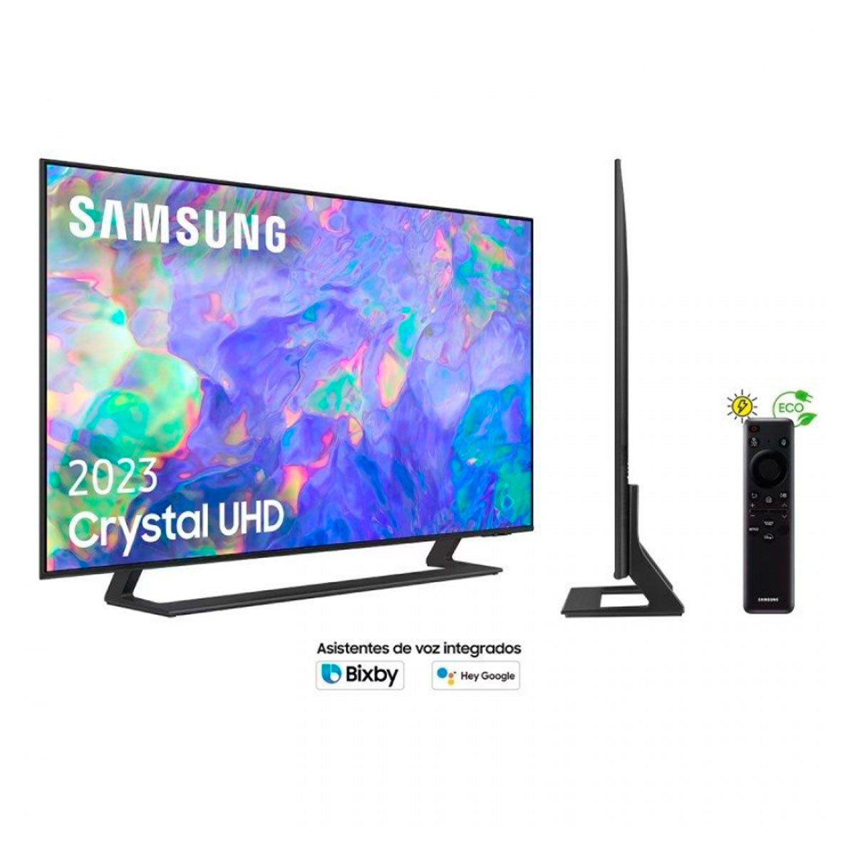 TV Samsung CU8500 43" Crystal 4K UHD Smart TV Preto