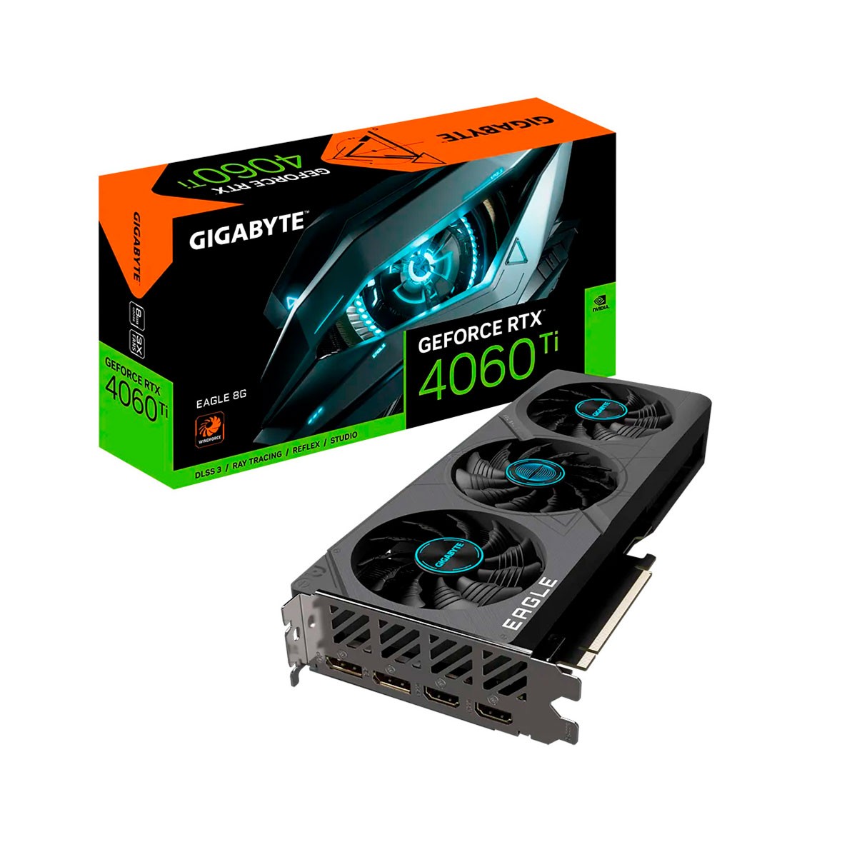 Graphics Card Gigabyte GeForce RTX 4060 Ti EAGLE 8GB GDDR6