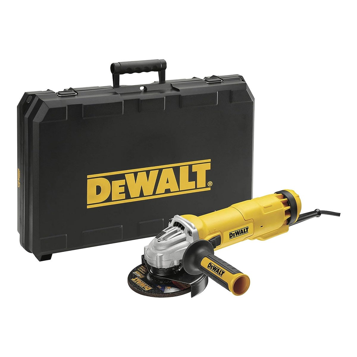 DeWALT DWE4217KD-QS 1200W Yellow Angle Grinder