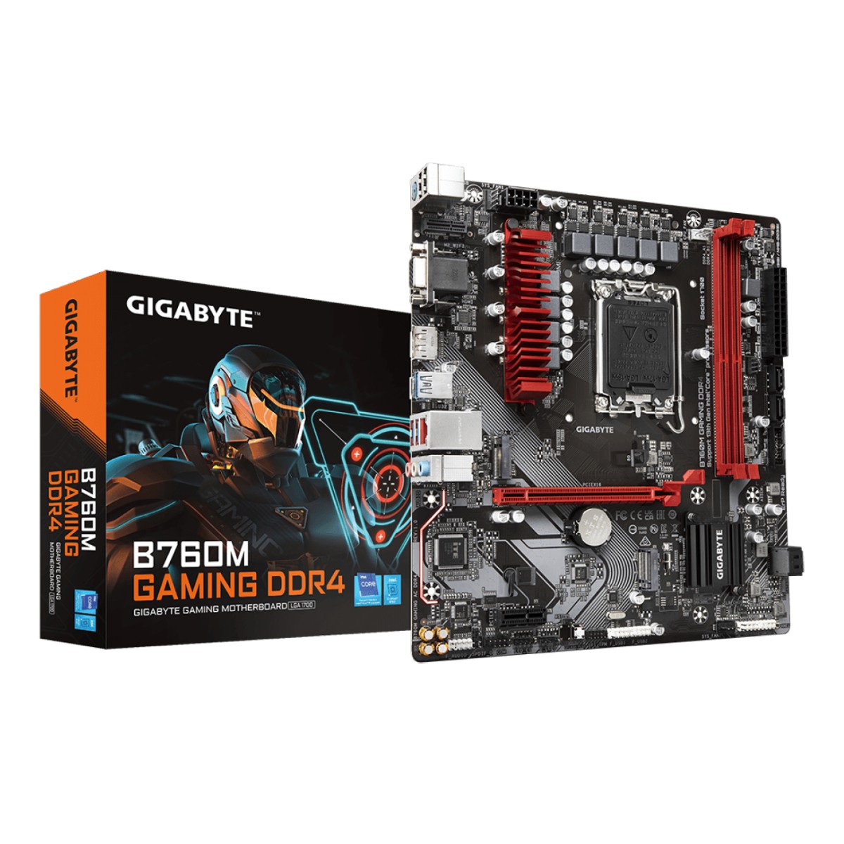 Motherboard Micro-ATX Gigabyte B760M Gaming LGA 1700 2xDDR4