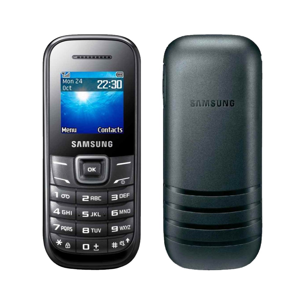 Samsung Keystone 2 GT-E1205Y Black Cell Phone