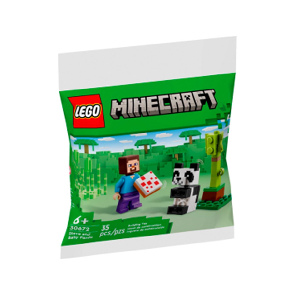 LEGO Minecraft Steve and Baby Panda - 30672