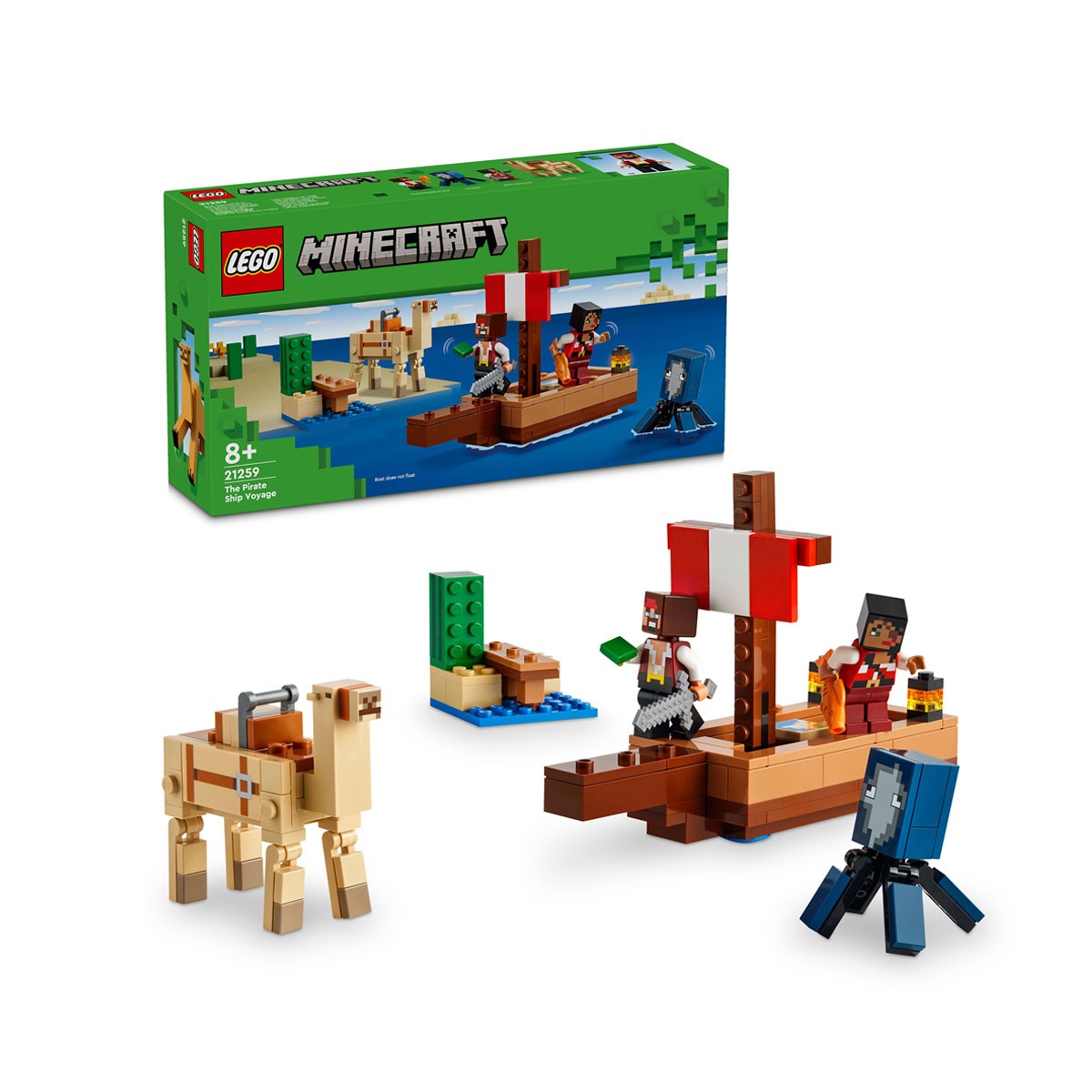 LEGO Minecraft The Voyage of the Pirate Ship - 21259