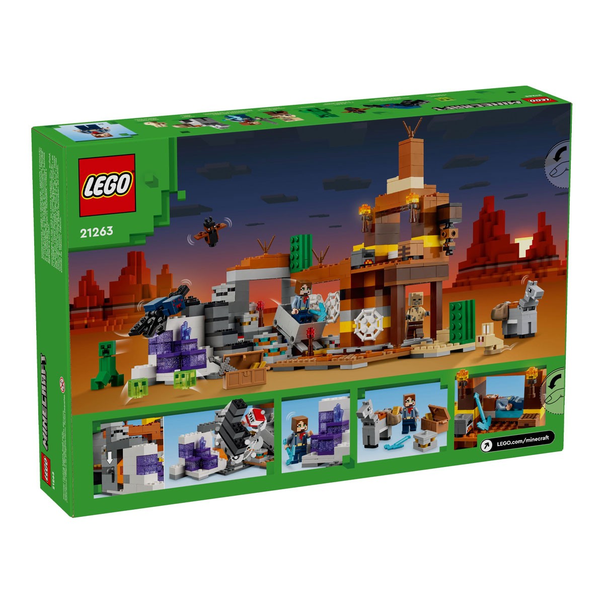 LEGO Minecraft O Poço de Minas das Terras Baldias - 21263