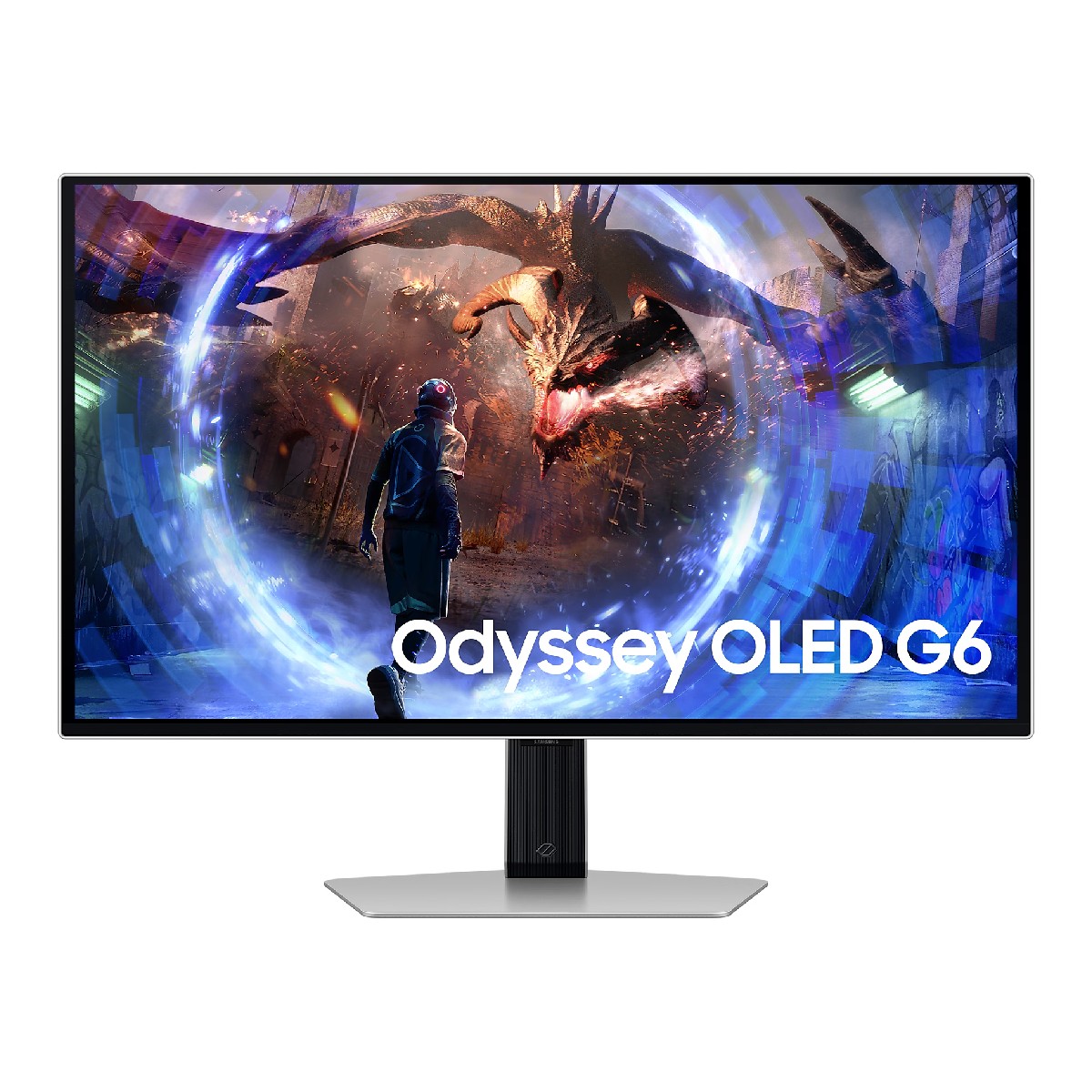 Samsung Odyssey G6 27" OLED Quad HD 360Hz Silver Monitor (2024)