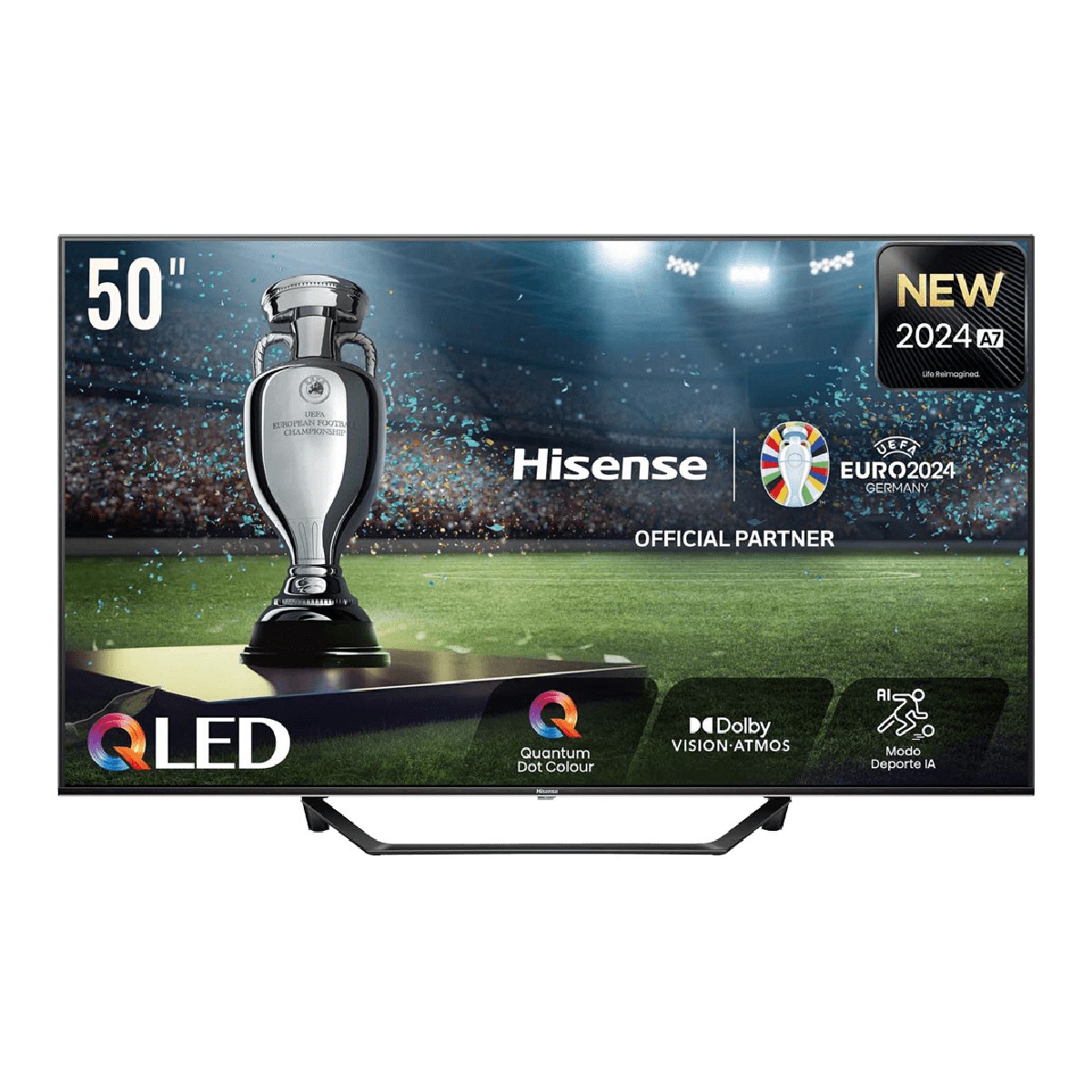 TV Hisense 50" QLED 4K UHD - 50A7NQ