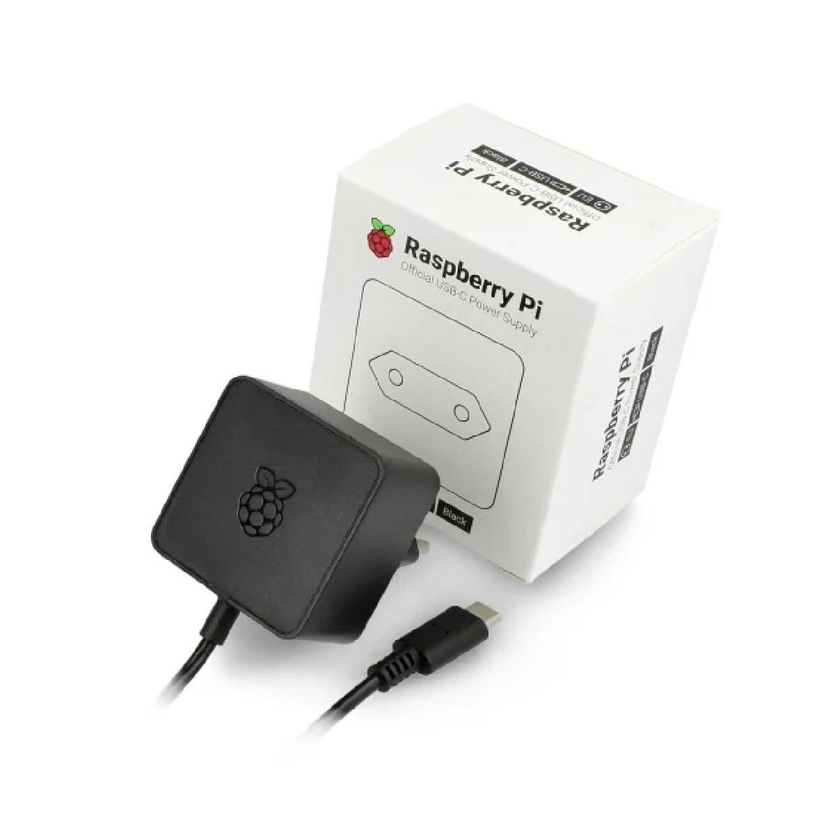 Raspberry Pi 4 USB-C 5.1V 3A Black Power Supply
