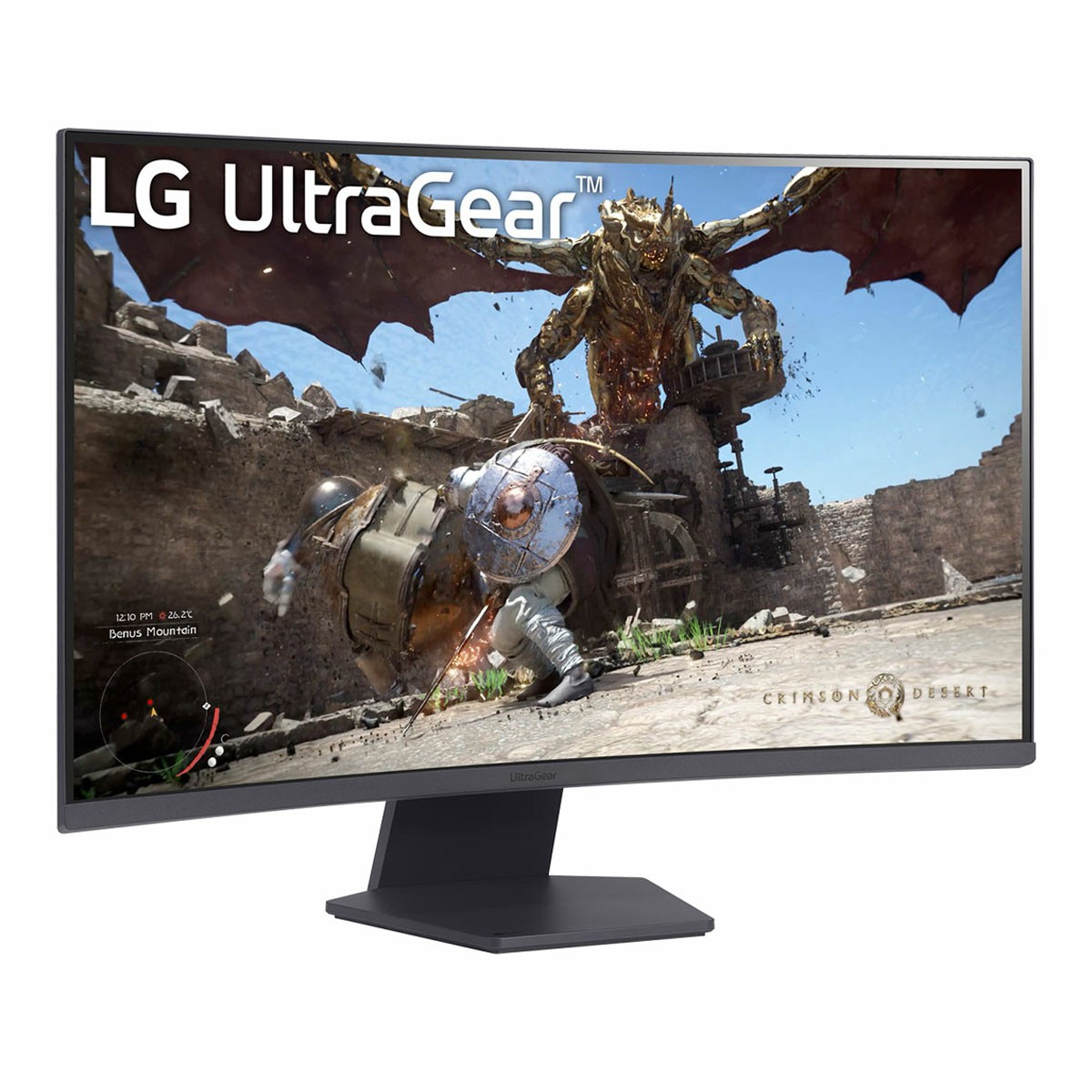 LG 32GS60QC-B 31.5" VA Quad HD 180Hz Black Curved Monitor