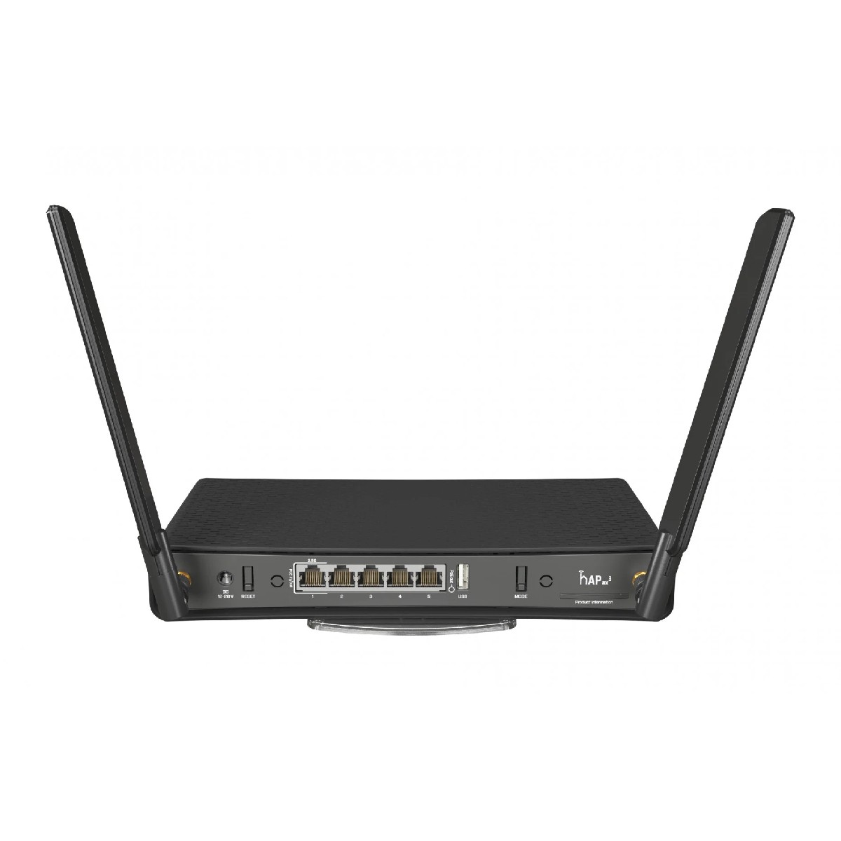 Mikrotik hAP ax3 Wi-Fi 6 Router Doble Banda Negro