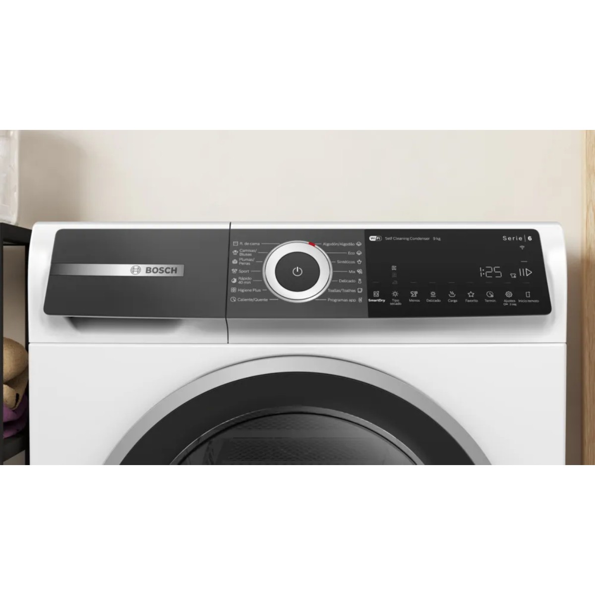 Bosch WQH245A0ES 9Kg White Clothes Dryer