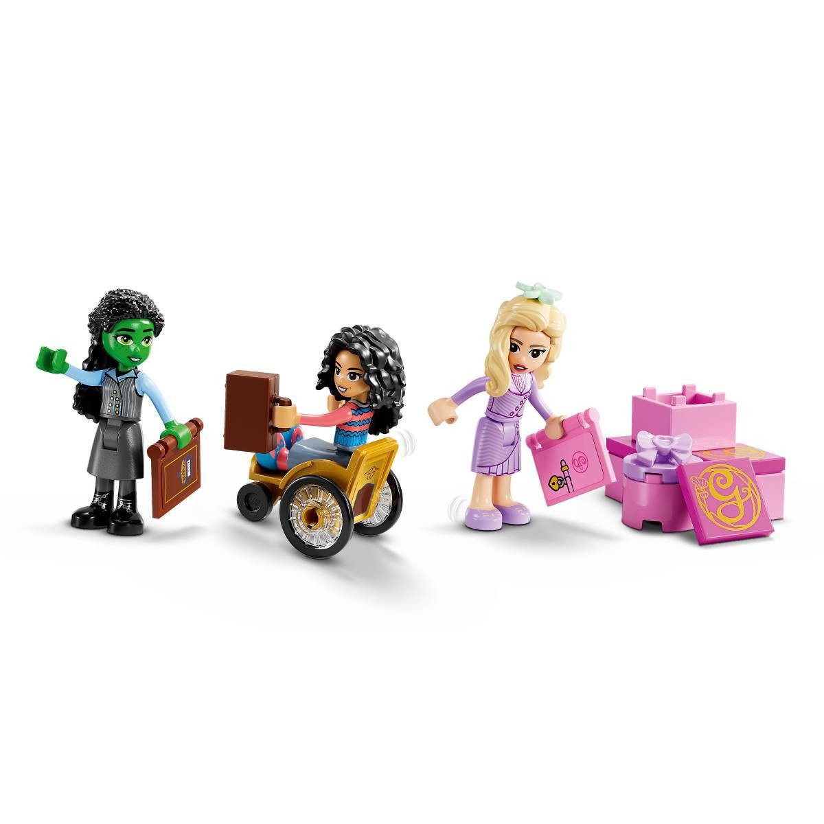Wicked Glinda, Elphaba e Nessarose na Shiz University LEGO - 75681