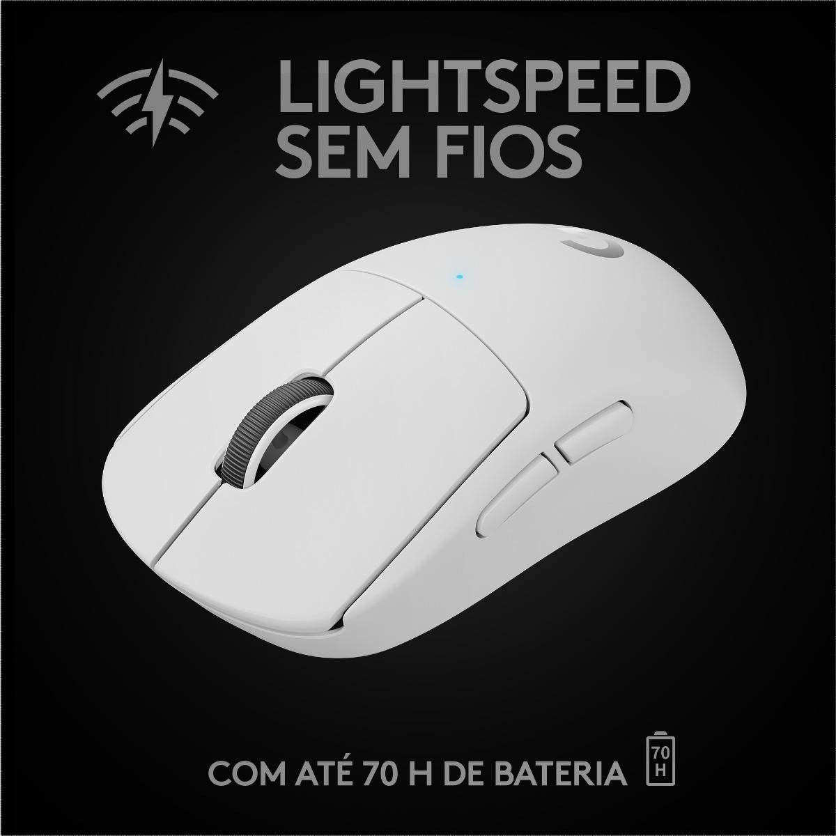 Optical Mouse Logitech G Pro X Superlight Wireless White