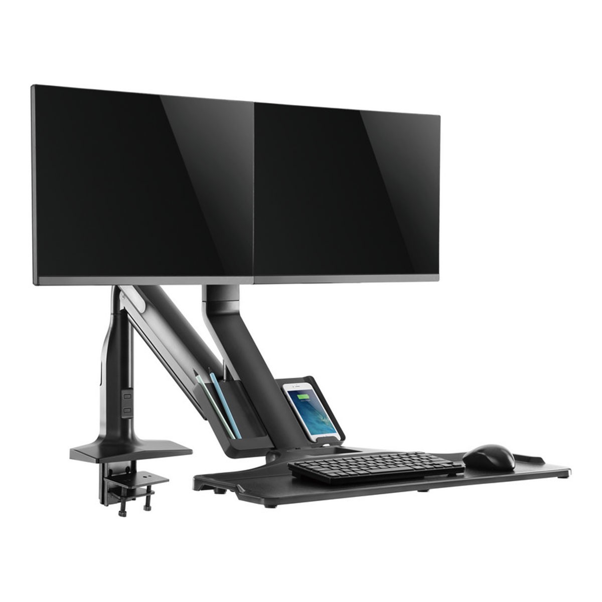 Monitor Stand Napofix SW6200 with Workstation for Dual Monitor