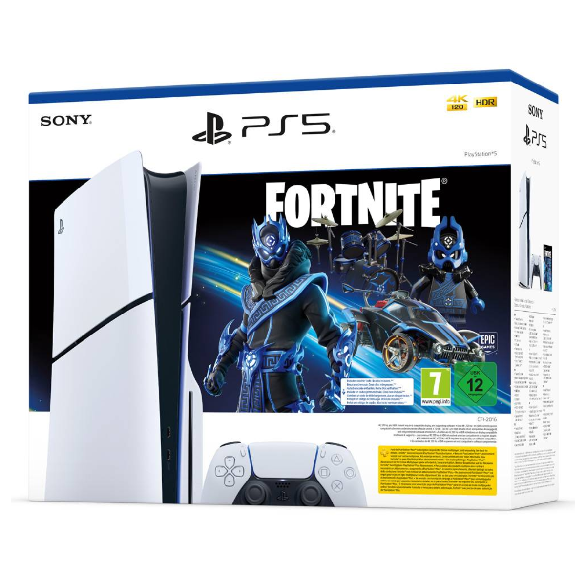 Sony PlayStation 5 Slim Standard Edition 1TB Console + Fortnite Cobalt ...