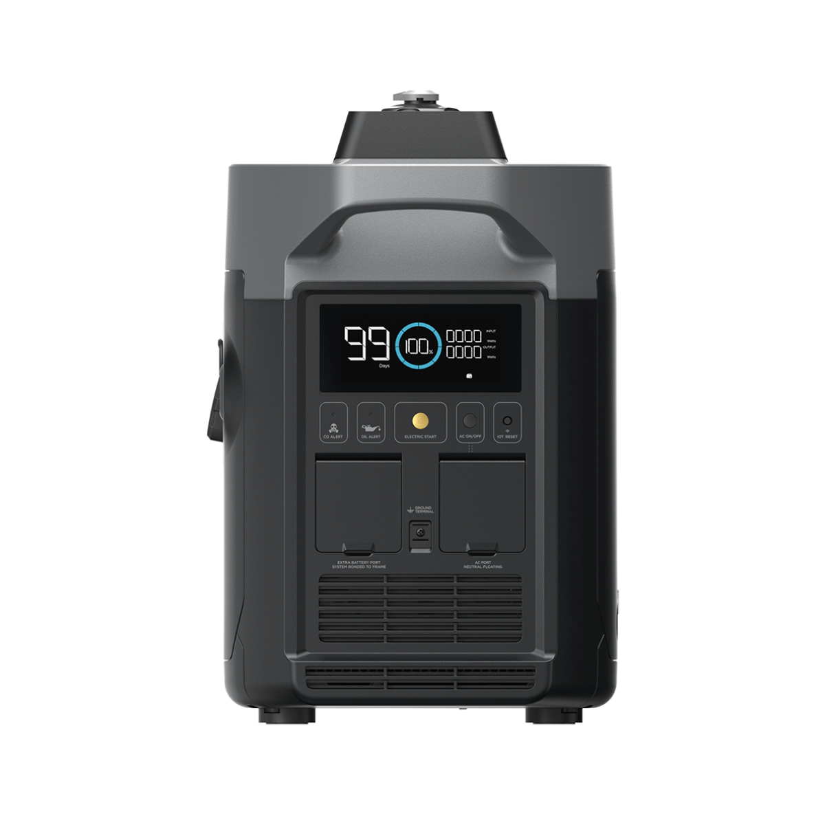 Gerador Portátil EcoFlow Smart Dual Fuel 1800W Preto