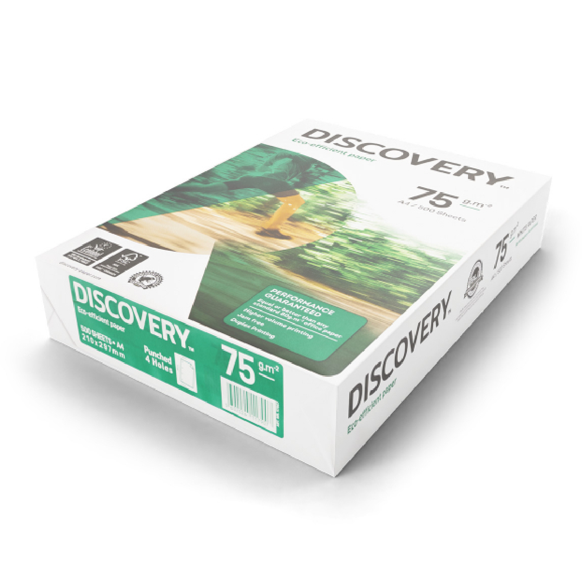 Resma Papel Cópia Discovery Eco-Efficient Paper 75g m2 A4
