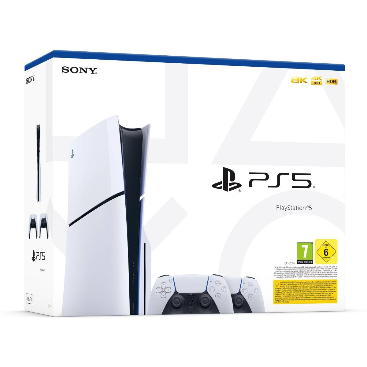 Consola Sony Playstation 5 Slim Standard Edition 1TB + 2 Comandos