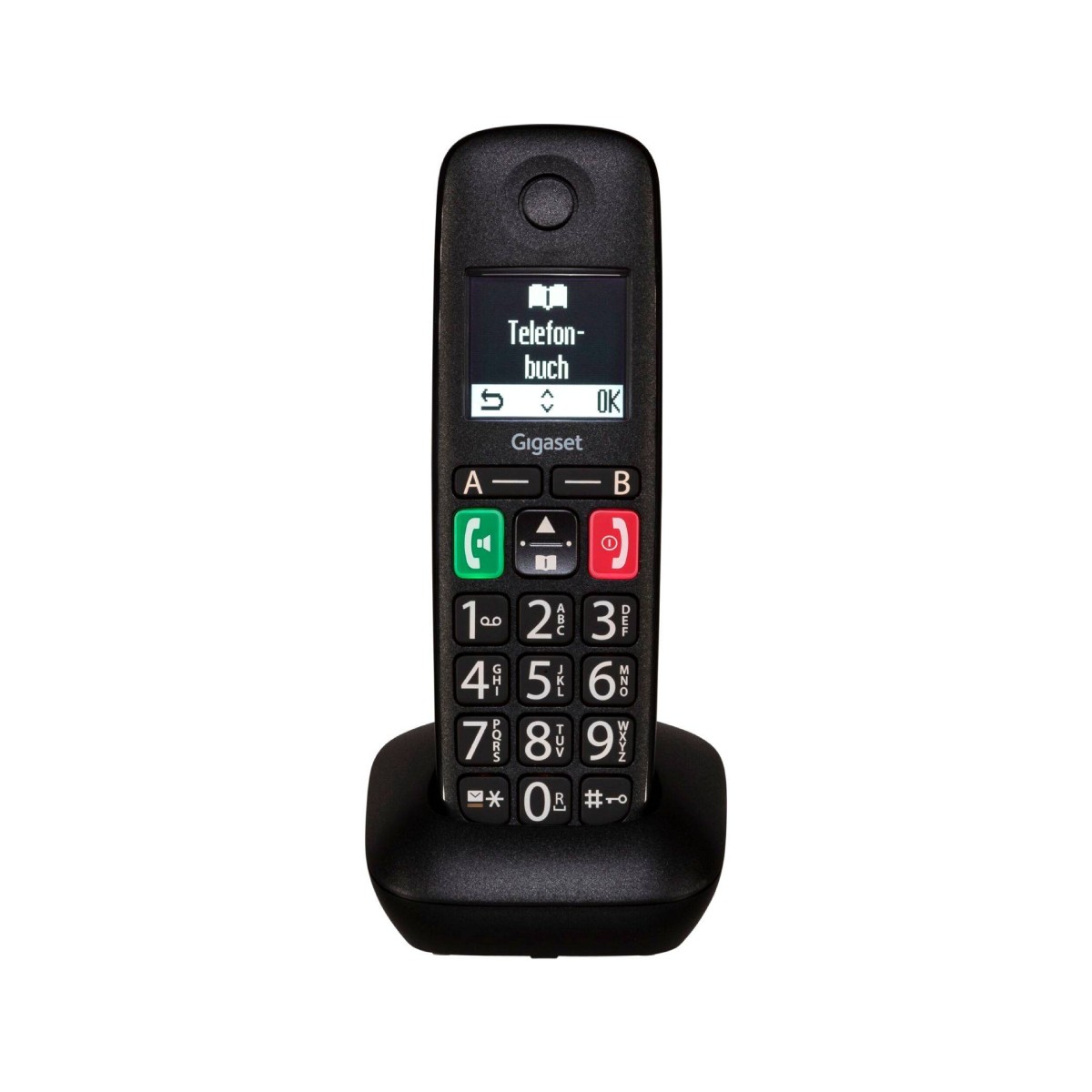 Gigaset E290 Duo Cordless Landline Phone Black