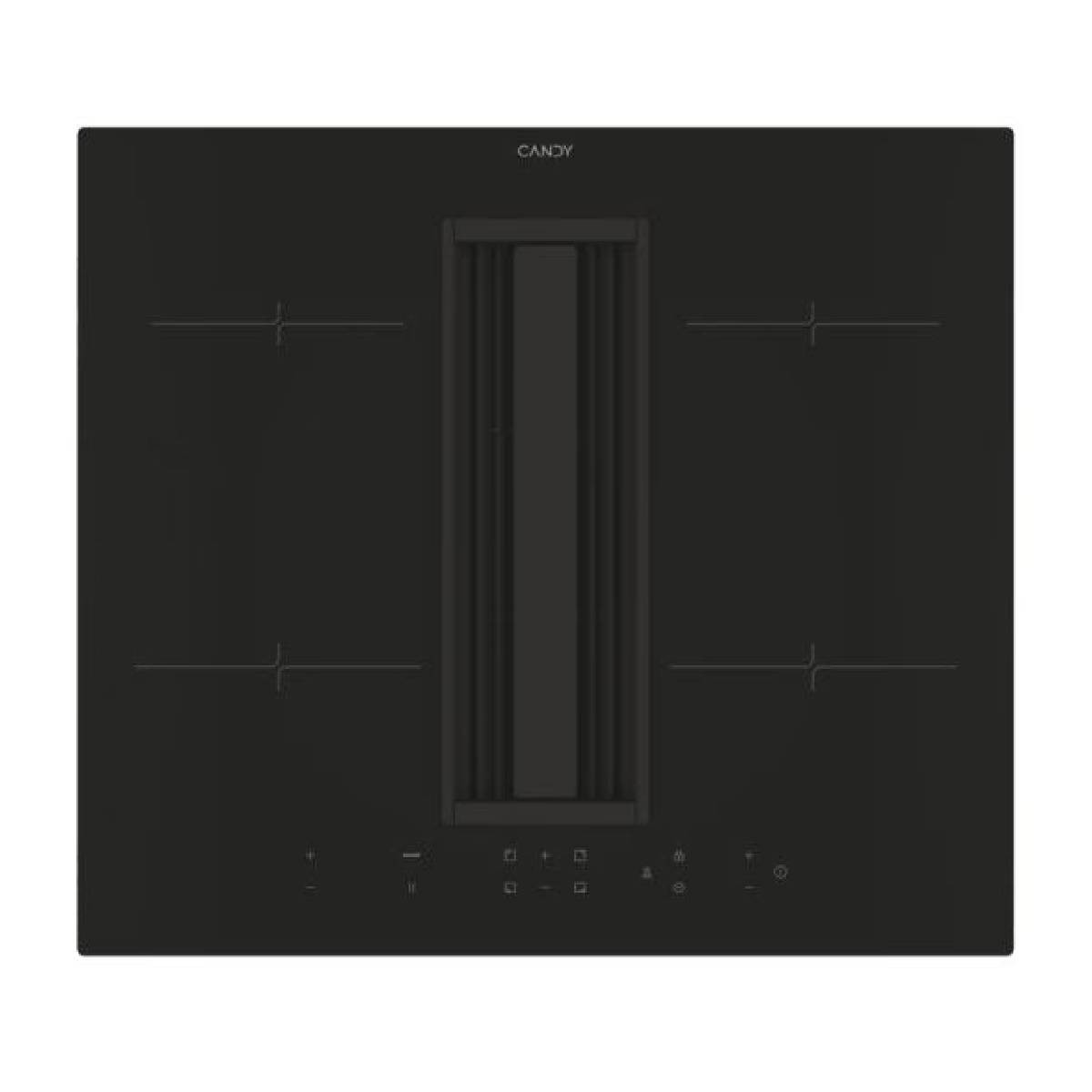 Candy Induction Hob with Extractor CIH6I4CF 4 Zones Black