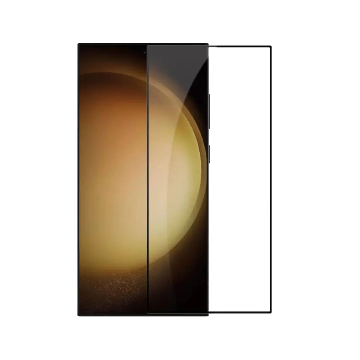 Glass Film Samsung Galaxy S24 Ultra Full Screen Black