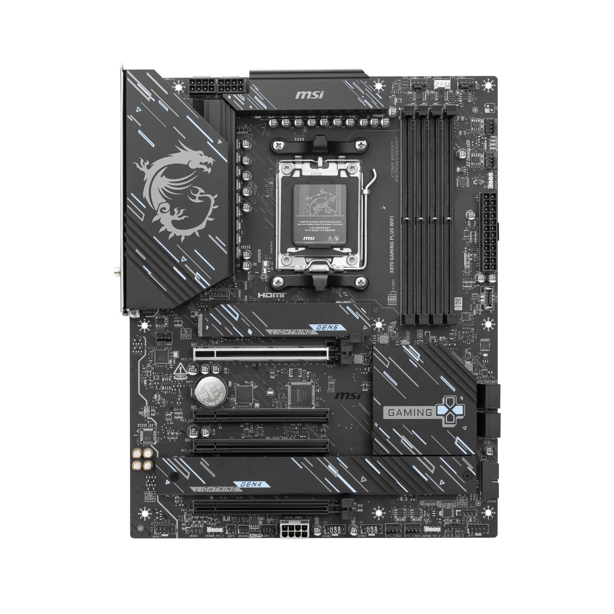 ATX Motherboard MSI X870 Gaming Plus Wi-Fi AMD 4XDDR5