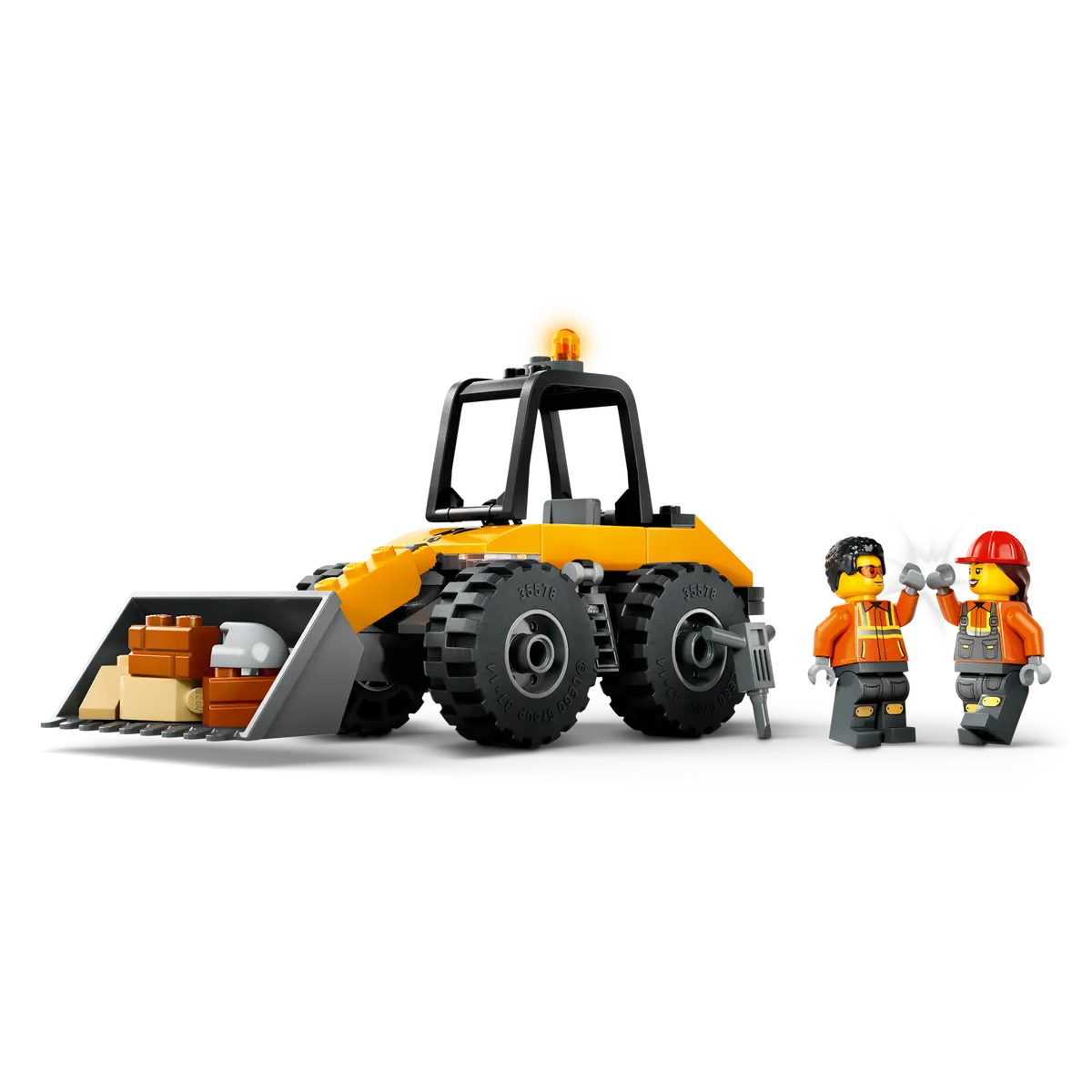 LEGO City Yellow Construction Wheel Loader - 60450
