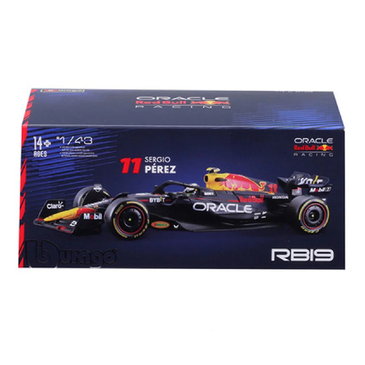 Carro Miniatura Bburago F1 Oracle Red Bull Racing RB19 Sergio Pérez 11 1/43