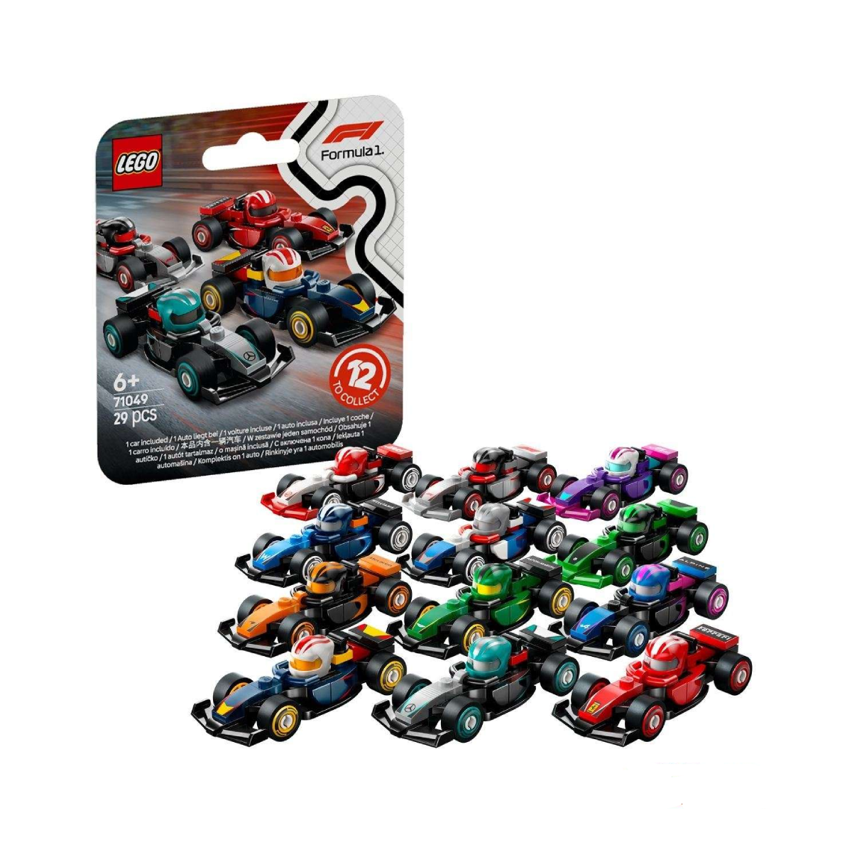 Lego Minifigures Formula 1 Racing Cars - 71049