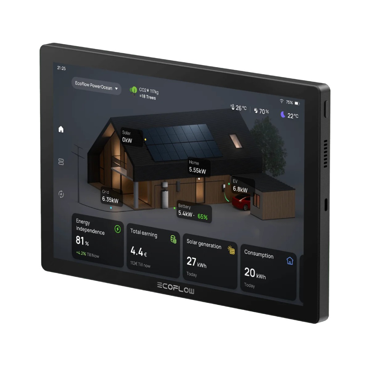 EcoFlow PowerInsight Smart Control Panel