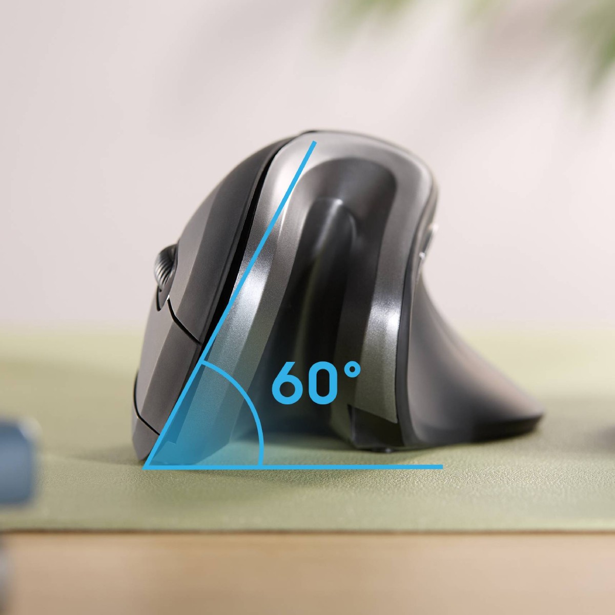 Rato Ergonómico Vertical Wireless Ewent EW3154 3200 DPI Preto