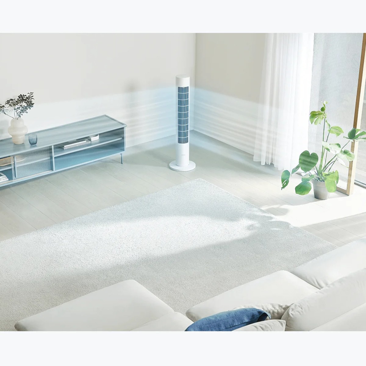 Coluna de Ar Xiaomi Smart Tower Fan 2 Branca