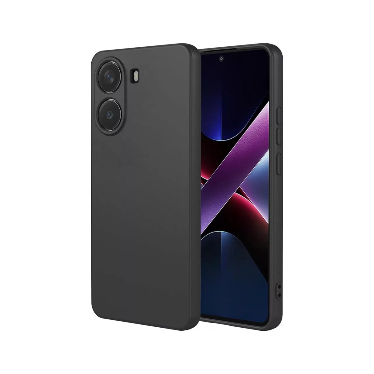 Xiaomi Poco X7 Pro Black Silicone Case